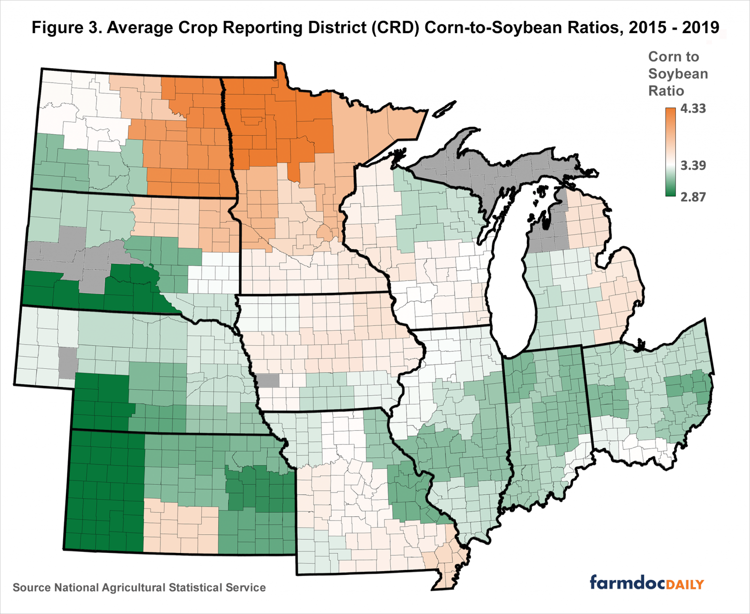 Average Corn and Soybean Yields Across the Midwest - farmdoc daily