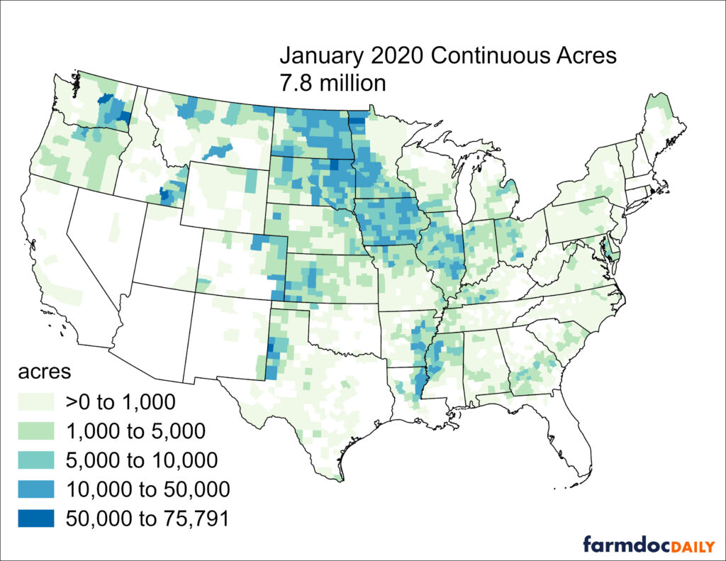 Mapping the Farm Bill: Reviewing the CRP; Law, Land & History • farmdoc ...