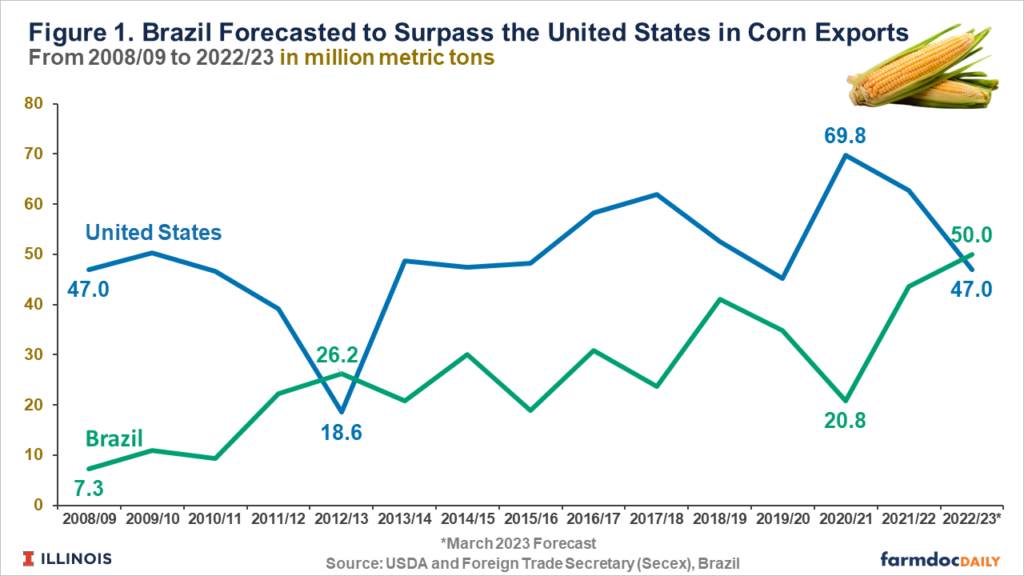 Will Brazil Emerge as the Number One Corn Exporting Nation? - farmdoc daily