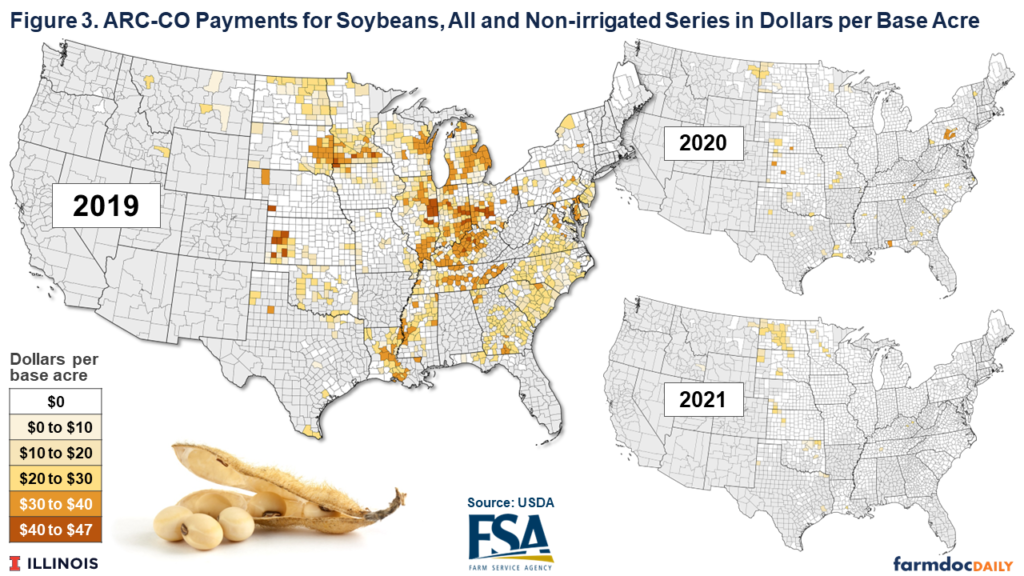 PLC and ARC-CO for Soybeans: Payments and Perspectives - farmdoc daily
